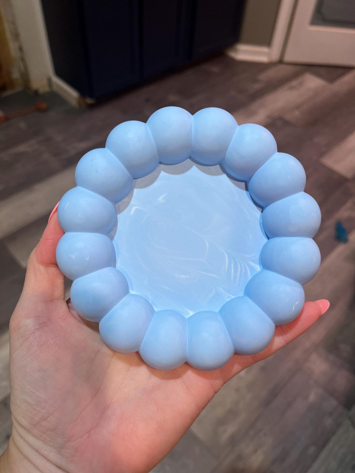 Blue Coaster, Casting Powder, Resincrete, Coasters, Bubble Coaster ...