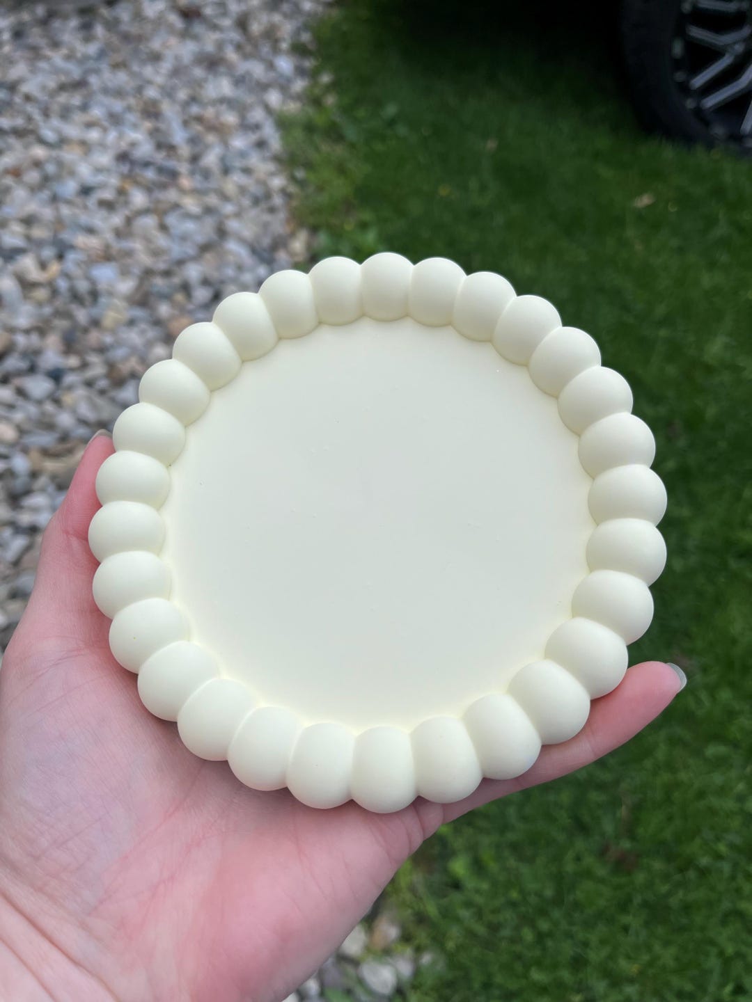 Yellow Coaster, Cute Coaster, Resincrete, Coasters, Bubble Coaster ...