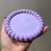 Purple Coaster, Resin Coaster, Resincrete, Coasters, Bubble Coaster ...