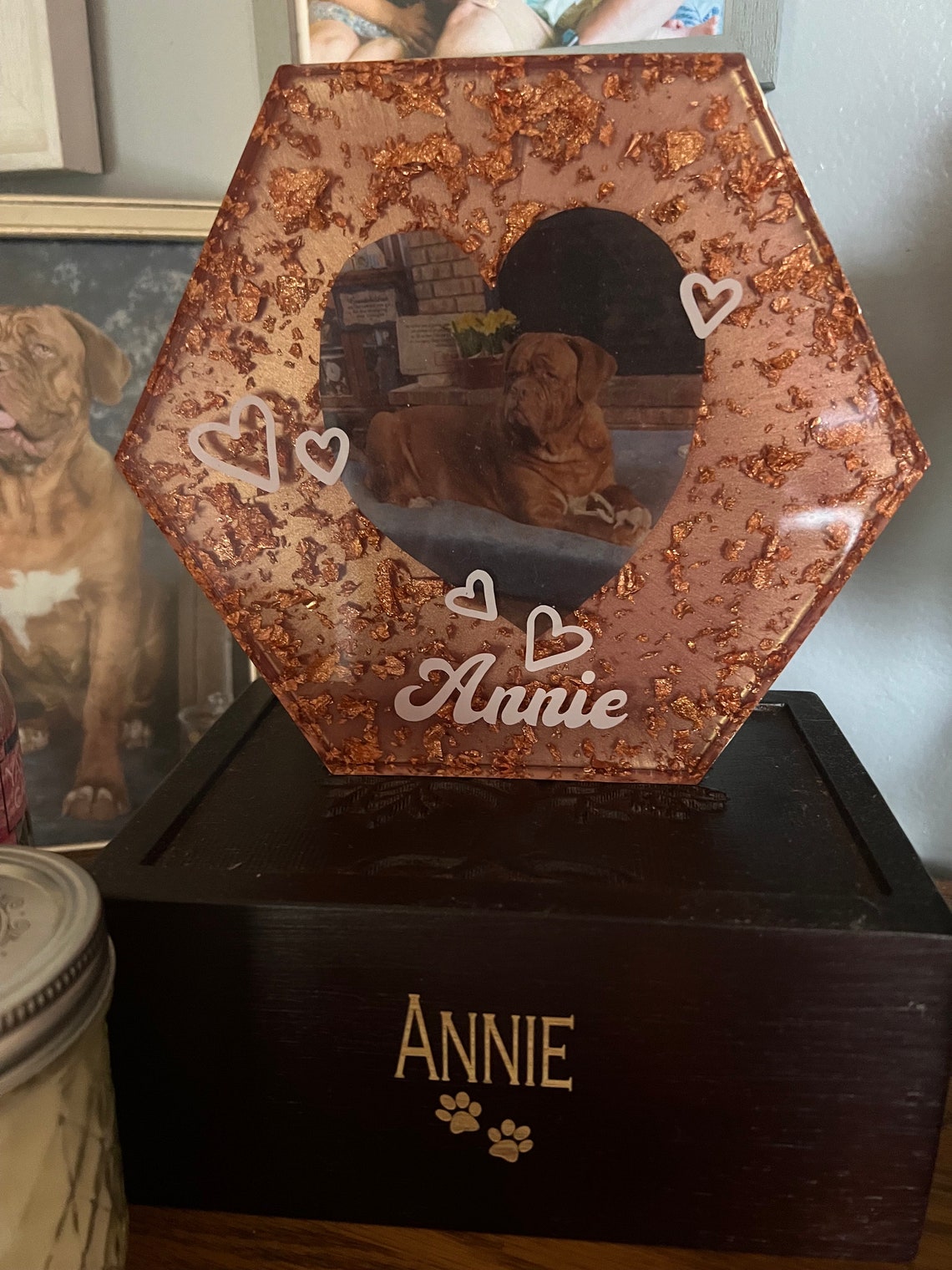 Pet Memorial, Resin Memorial, Memorial in Resin, Epoxy, Ash ...