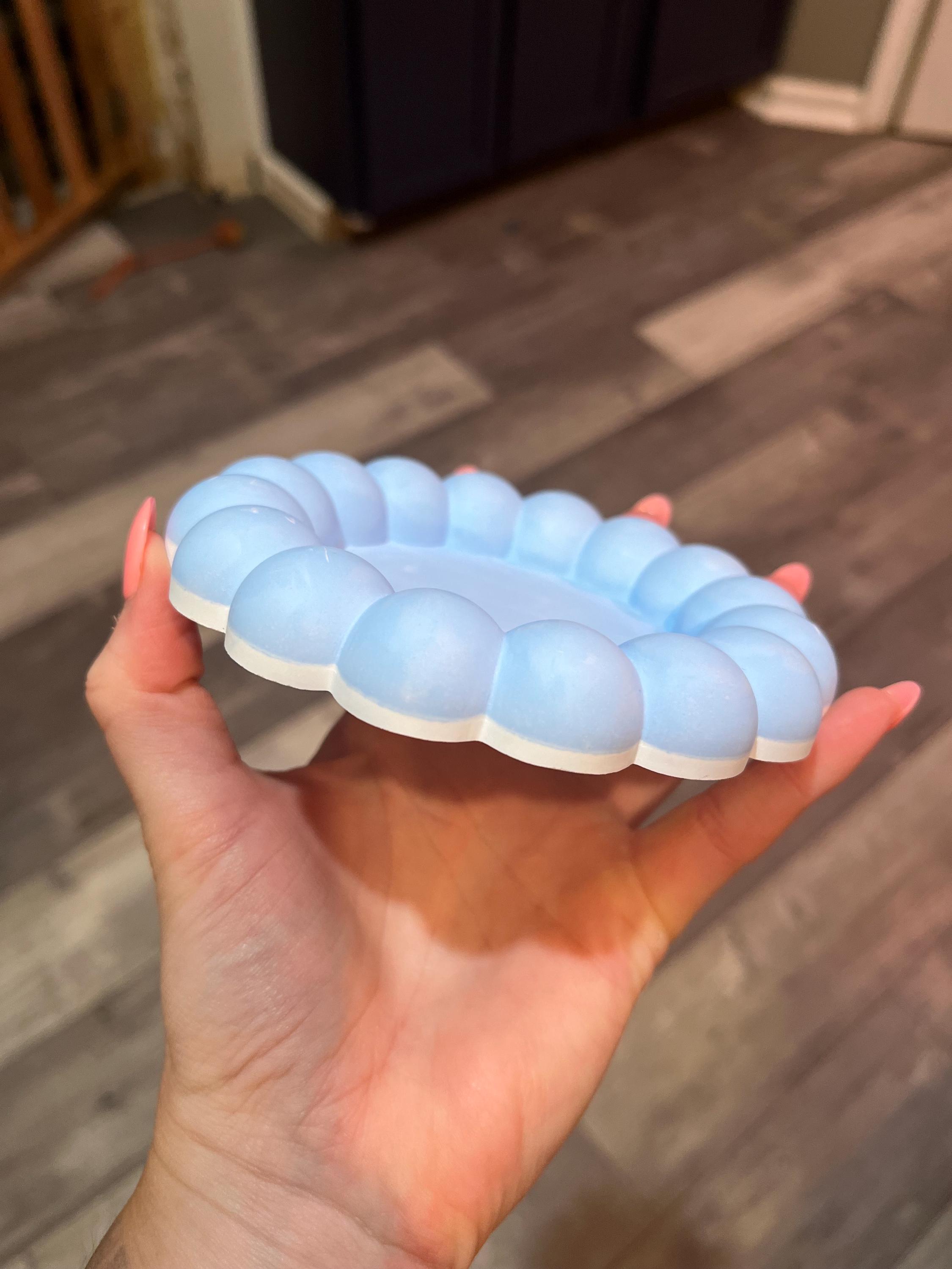 Blue Coaster, Casting Powder, Resincrete, Coasters, Bubble Coaster ...