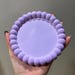 Purple Coaster, Resin Coaster, Resincrete, Coasters, Bubble Coaster ...