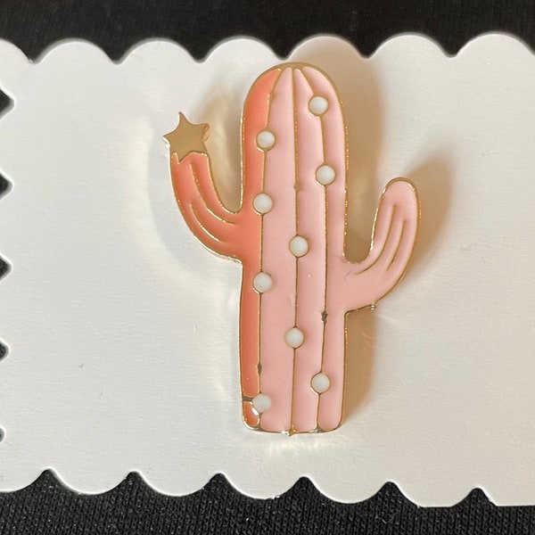 Cactus Enamel Pin - Etsy