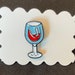 Wine Glass! Alcohol! Enamel Pin - Etsy