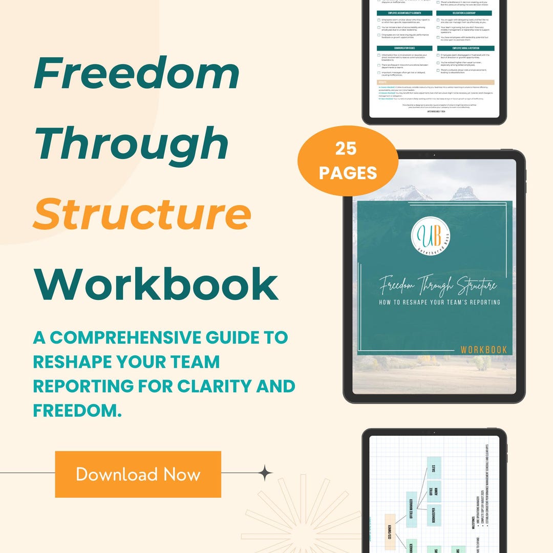 Freedom Through Structure Workbook | Budget-friendly Self Paced Small ...
