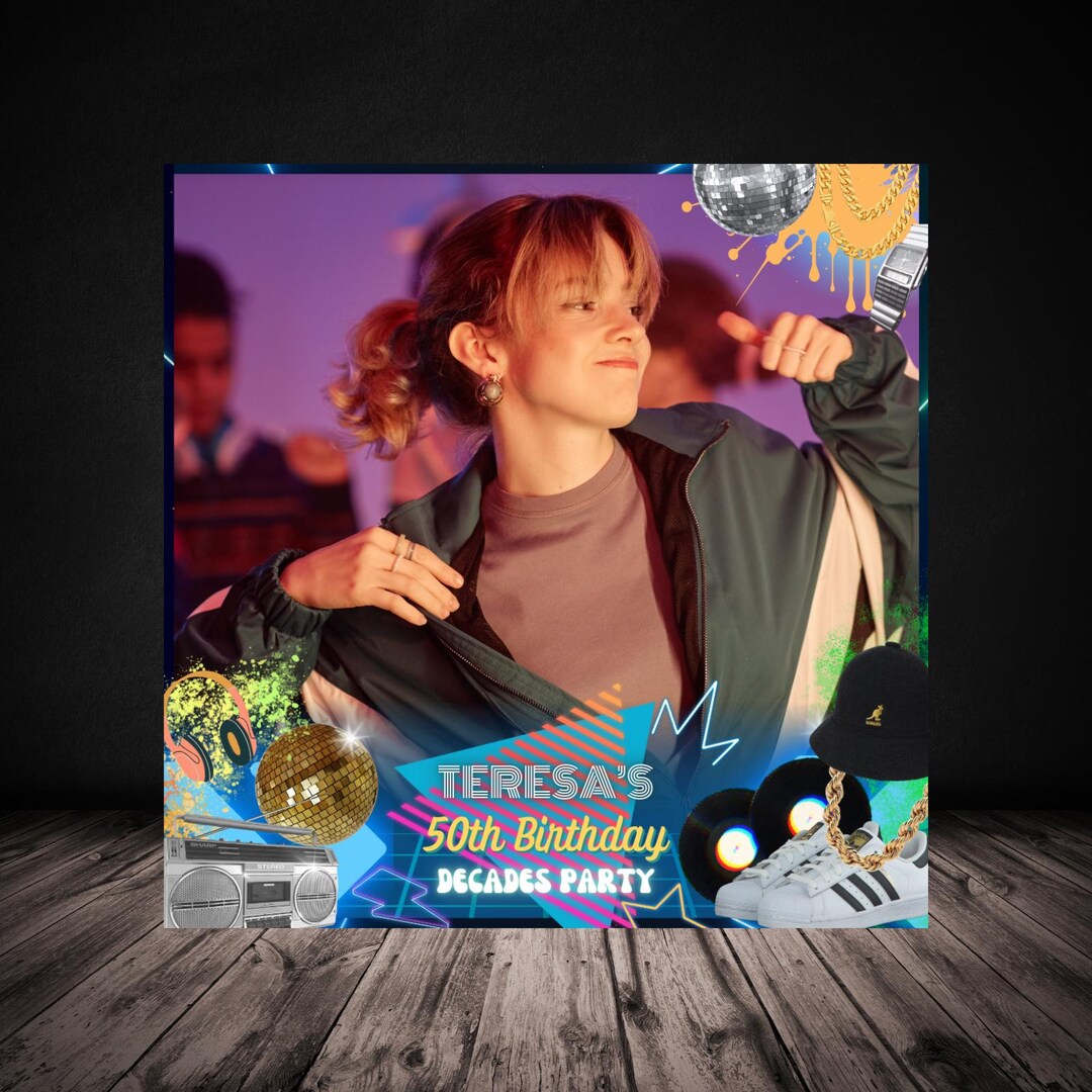 80s-90s Theme 360 Overlay - Etsy