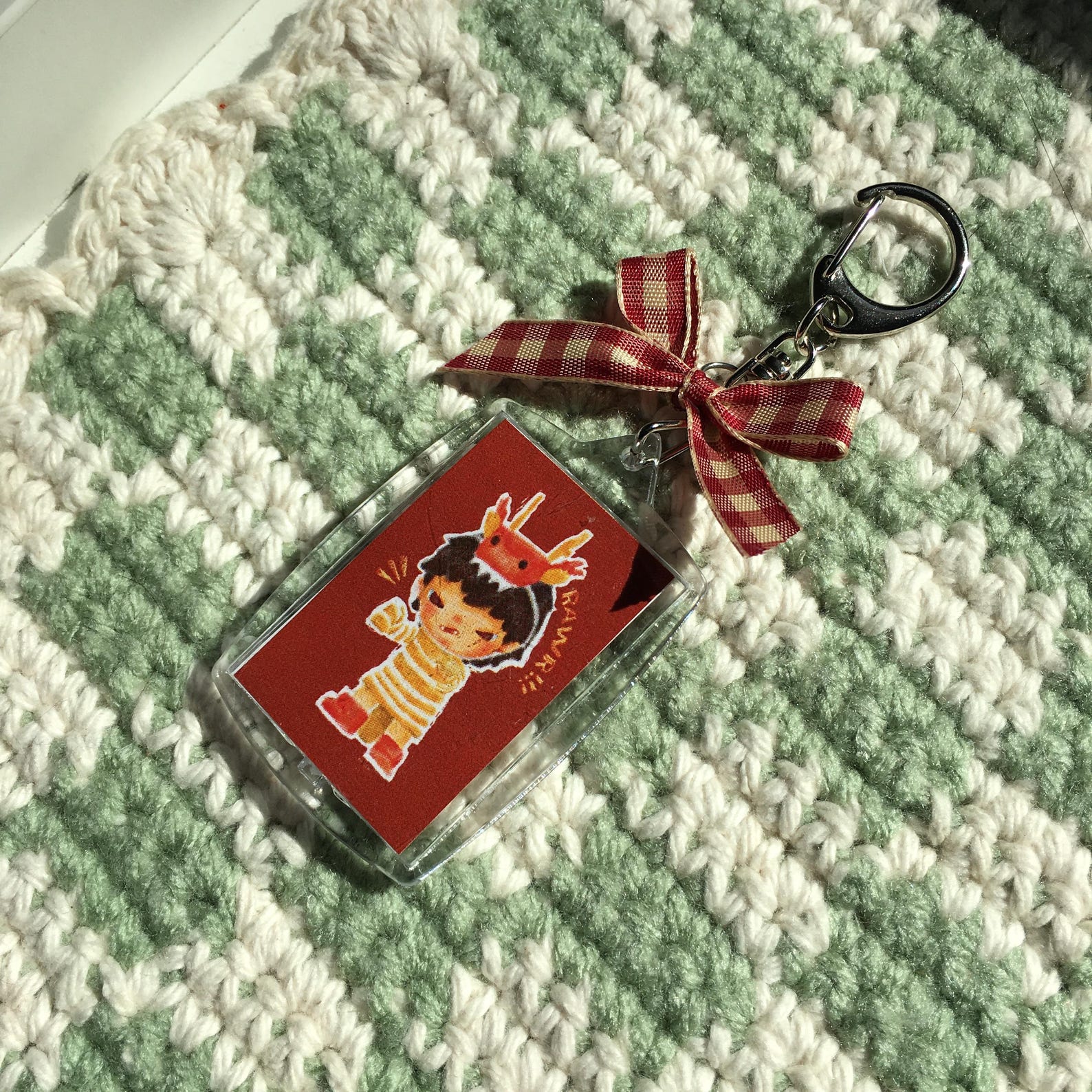 Hirono- Inspired Keychain | Kawaii Trendy Bag Charm | Popmart Character ...