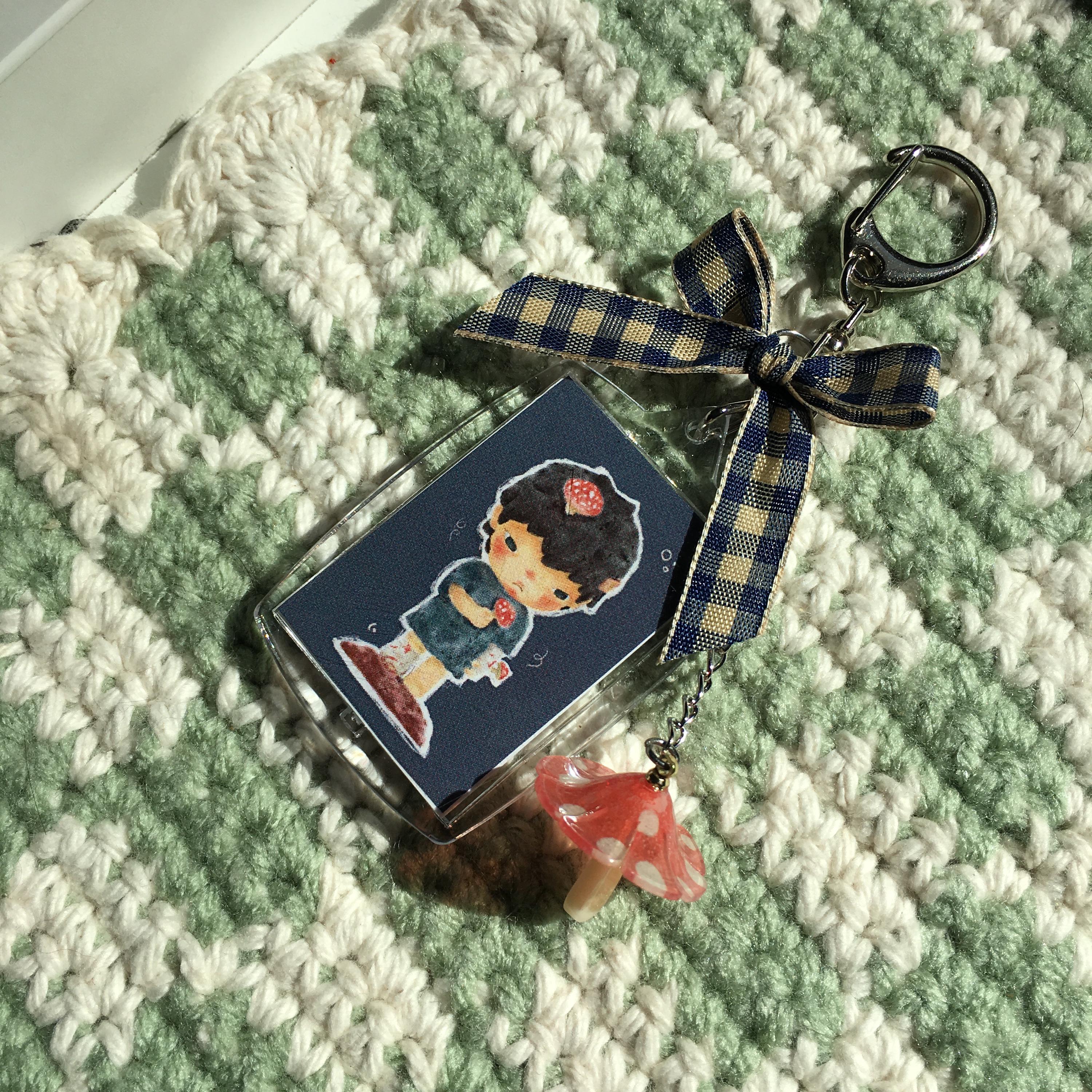 Hirono- Inspired Keychain | Kawaii Trendy Bag Charm | Popmart Character ...