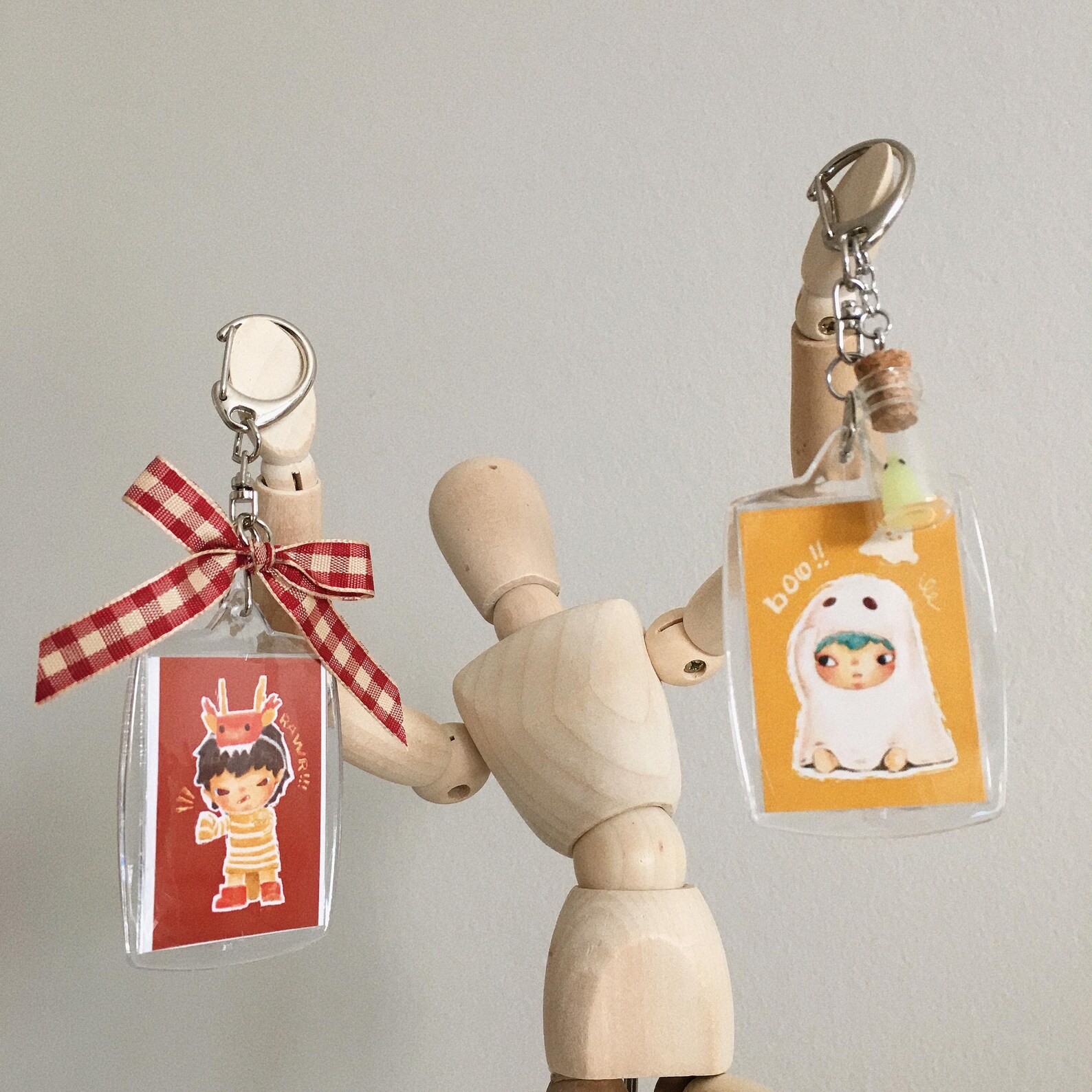 Hirono- Inspired Keychain | Kawaii Trendy Bag Charm | Popmart Character ...