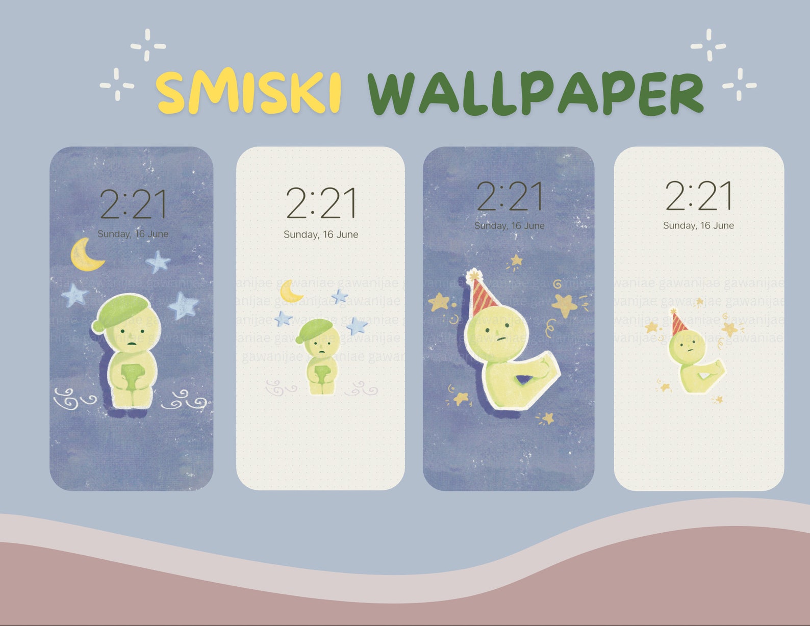 SMISKI Phone Lock Screen Wallpaper | Easy Download - Etsy