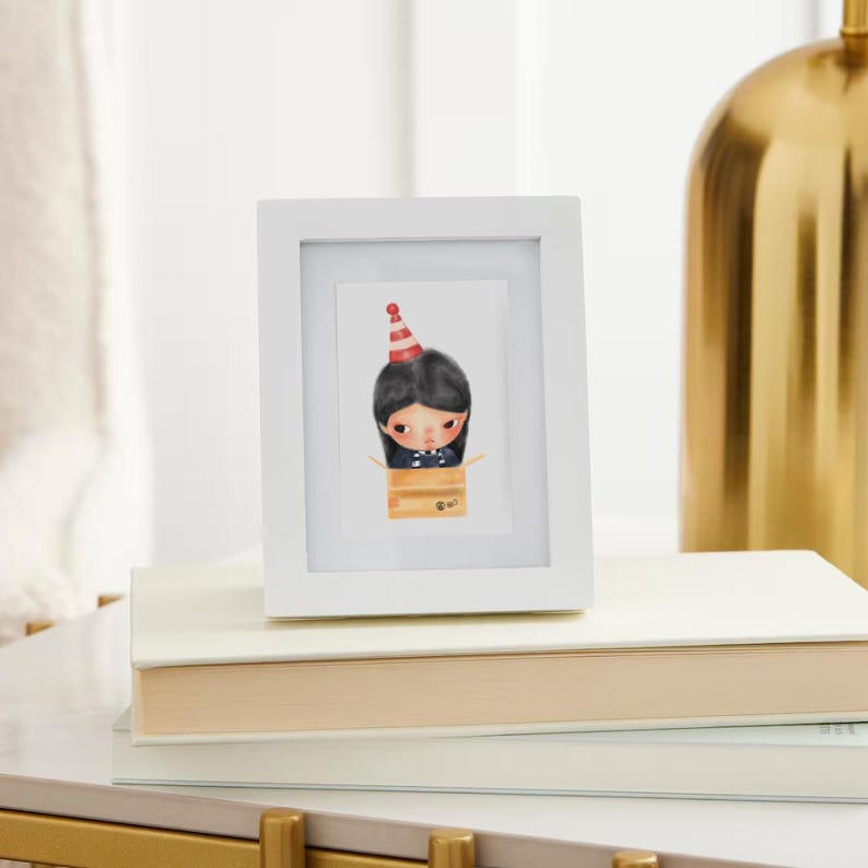 DIGITAL Cute Custom Hirono Portrait Art Illustration - Etsy