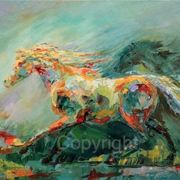 Abstract Horse - Etsy