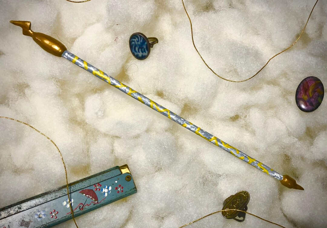 Handmade Lightning Bolt Magic Wand - Etsy