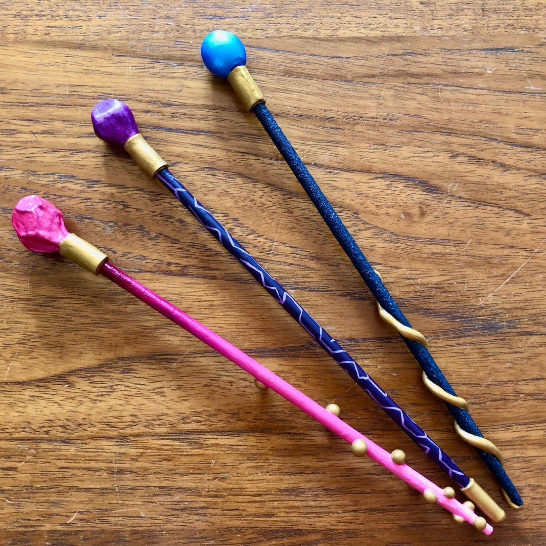 Handmade Demon Hunters Trio Magic Wands - Etsy
