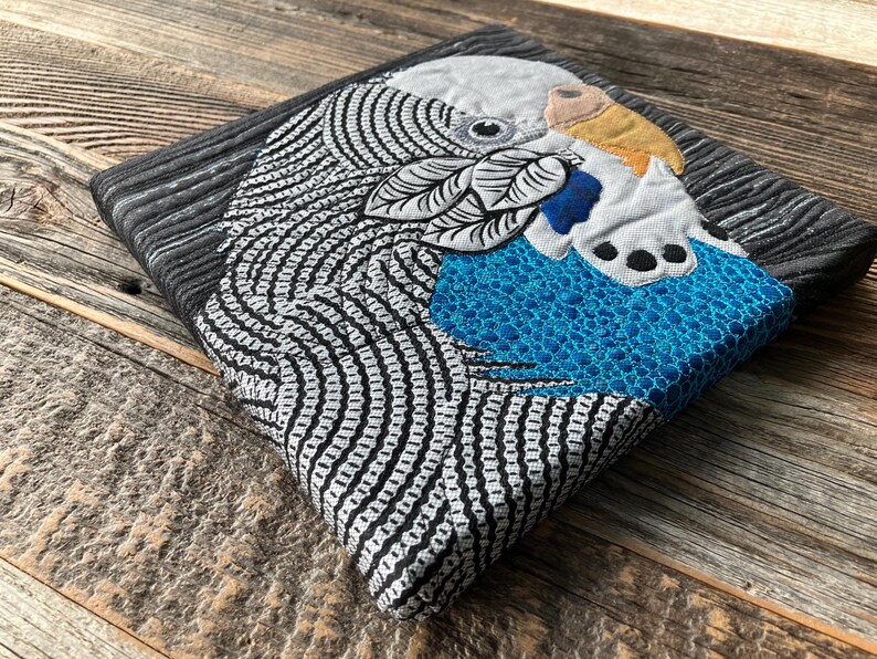 Budgie Budgerigar Wall Art Quilt Canvas PARAKEET Parrot Decor ...