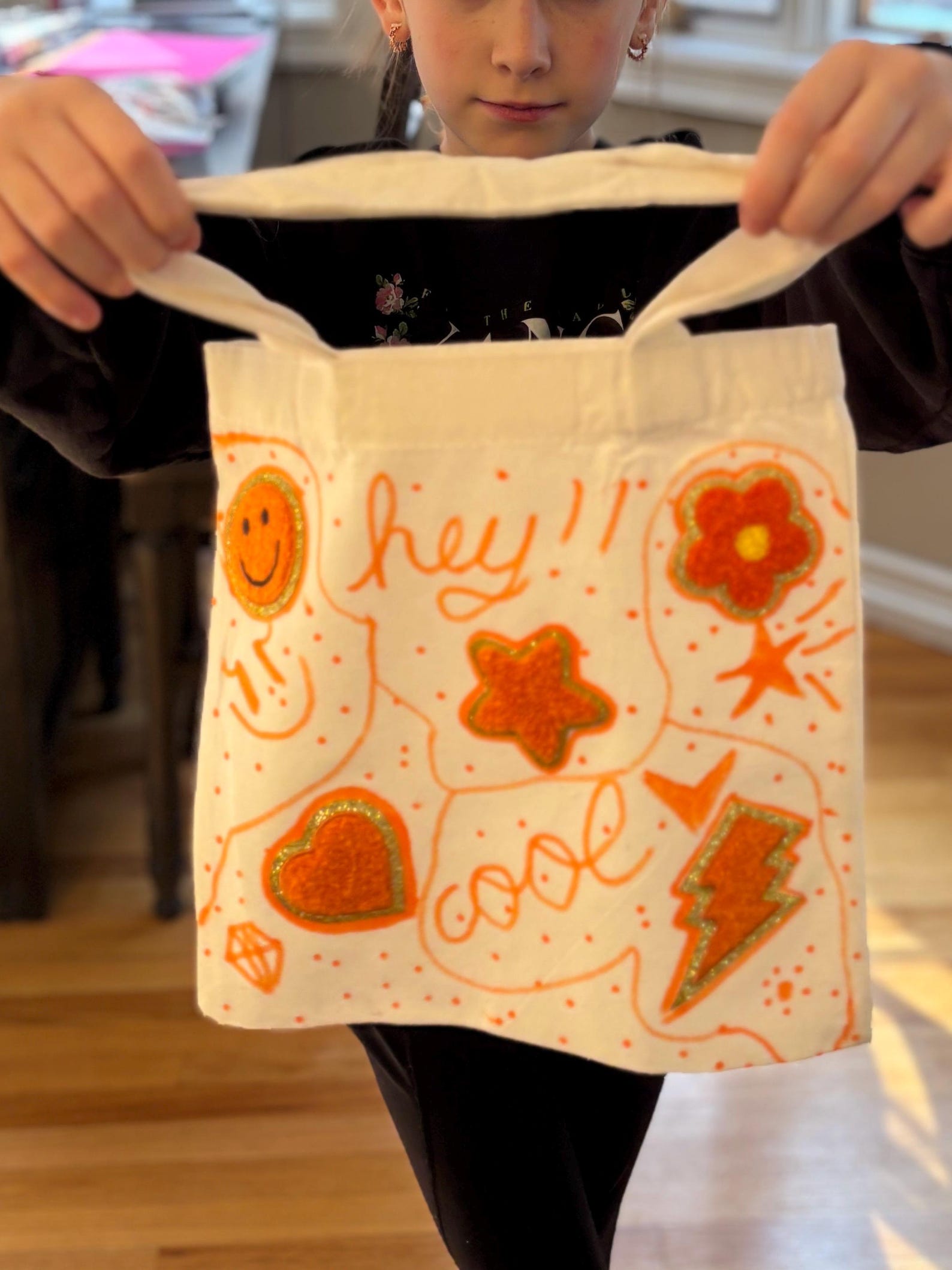 Kids Craft Box DIY Tote Bag Decorating Kit for Parties and Goodie Bags ...