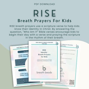 RISE Breath Prayers for Kids. Identity in Christ: Who Am I - Etsy