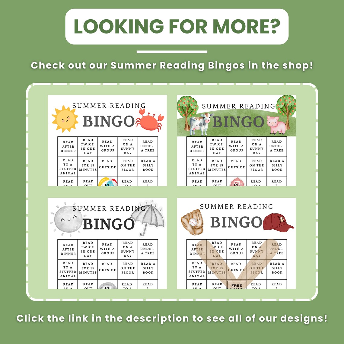 Summer Reading Bingo, Book Tracker, Reading Journal, Bingo Cards ...