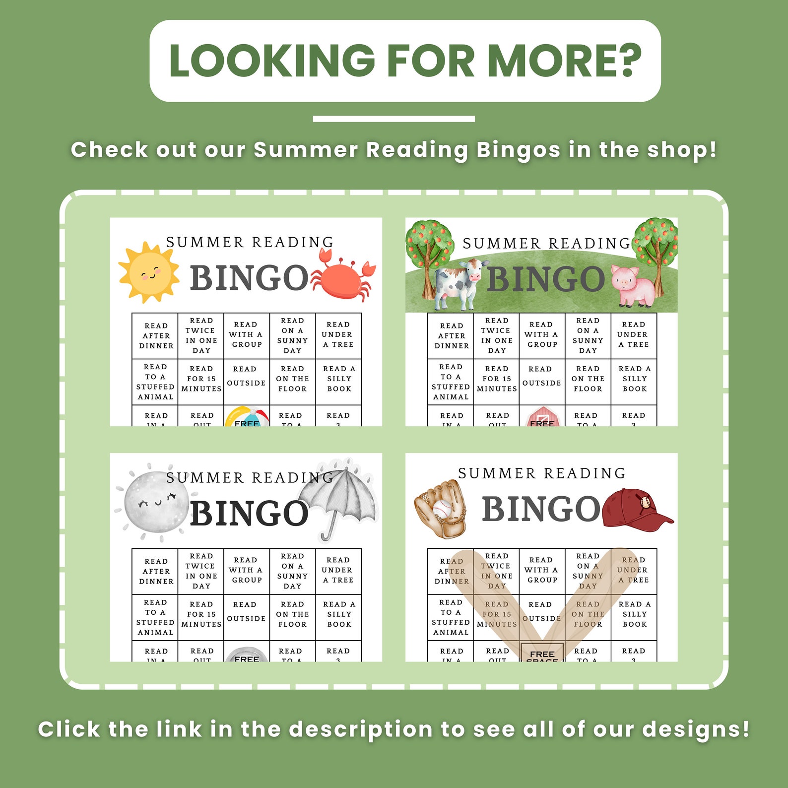 Summer Reading Bingo, Book Tracker, Reading Journal, Bingo Cards ...