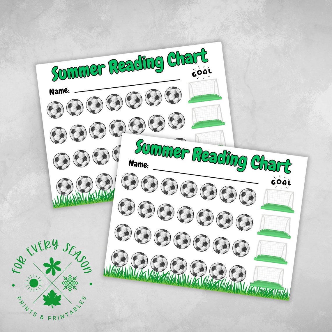 Summer Reading Chart for Kids, Summer Reading Log, Summer Reading Chart ...