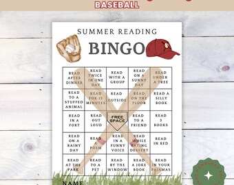 Summer Reading Bingo, Book Tracker, Reading Journal, Bingo Cards ...