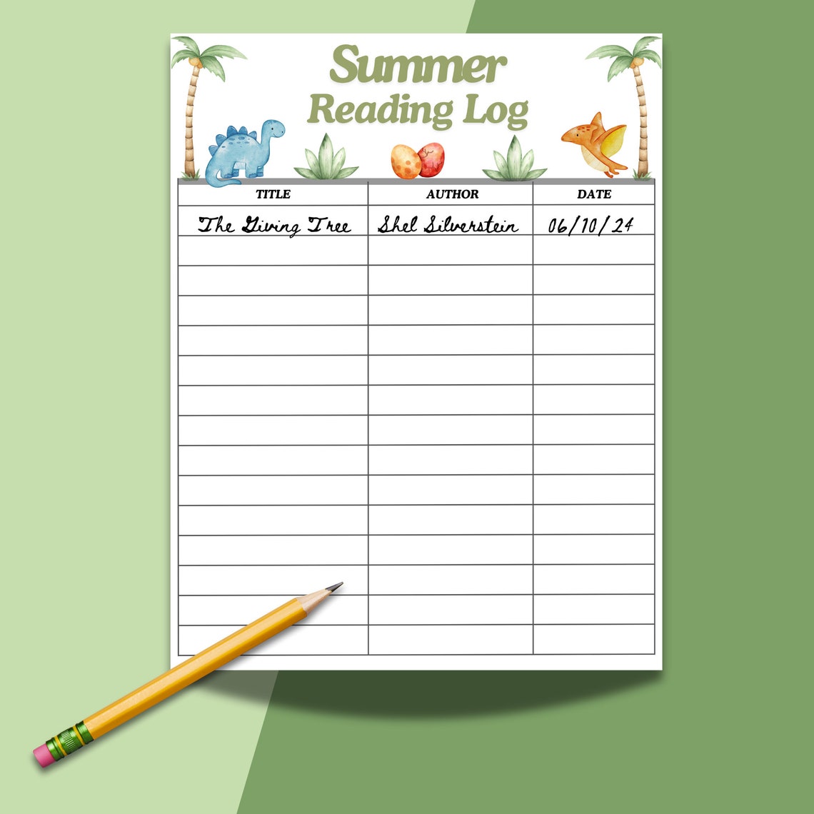 Summer Reading Log, Summer Reading Chart, Summer Reading, Summer ...