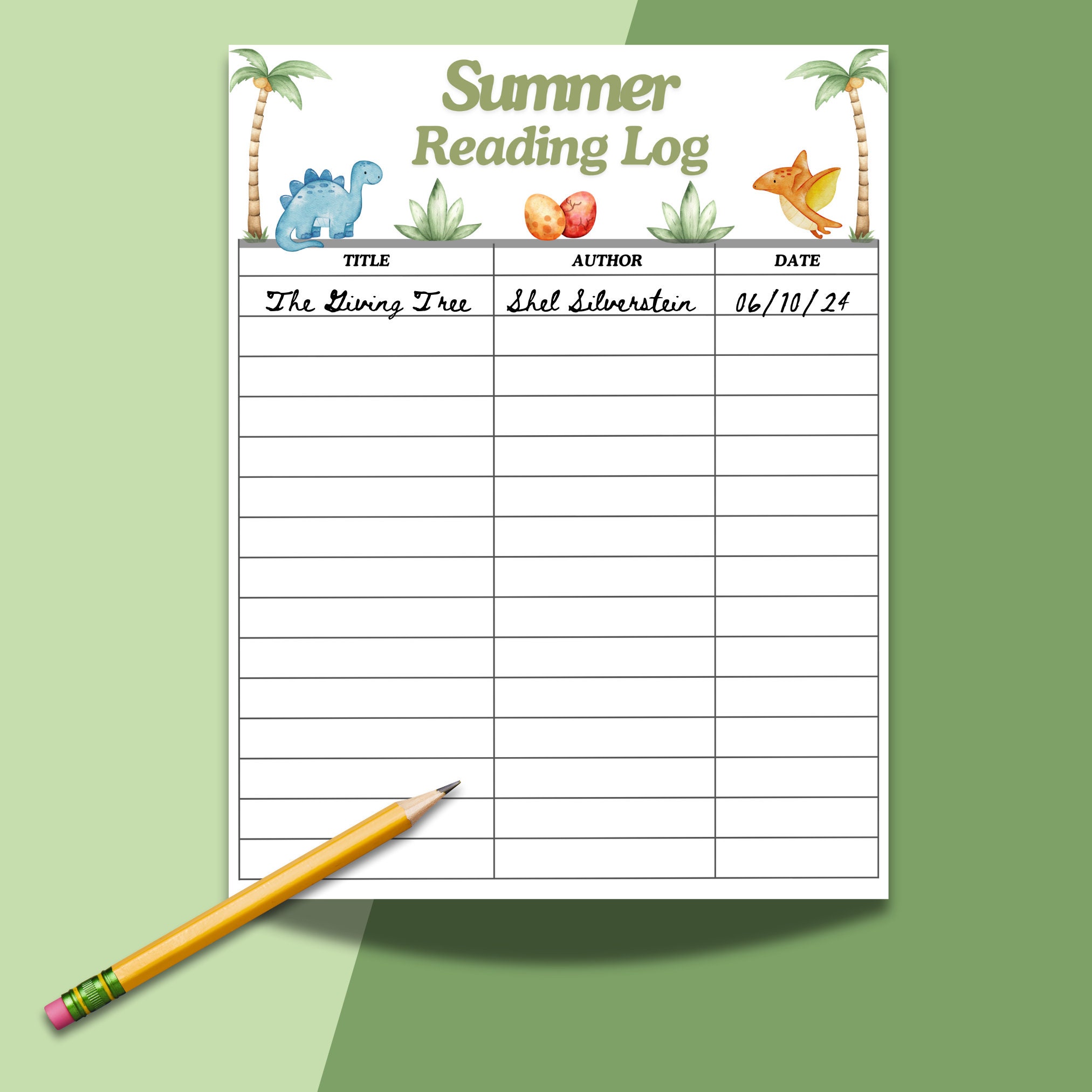 Summer Reading Log, Summer Reading Chart, Summer Reading, Summer ...
