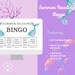 Mermaid Summer Reading Bingo for Kids: Printable Book Tracker (digital ...