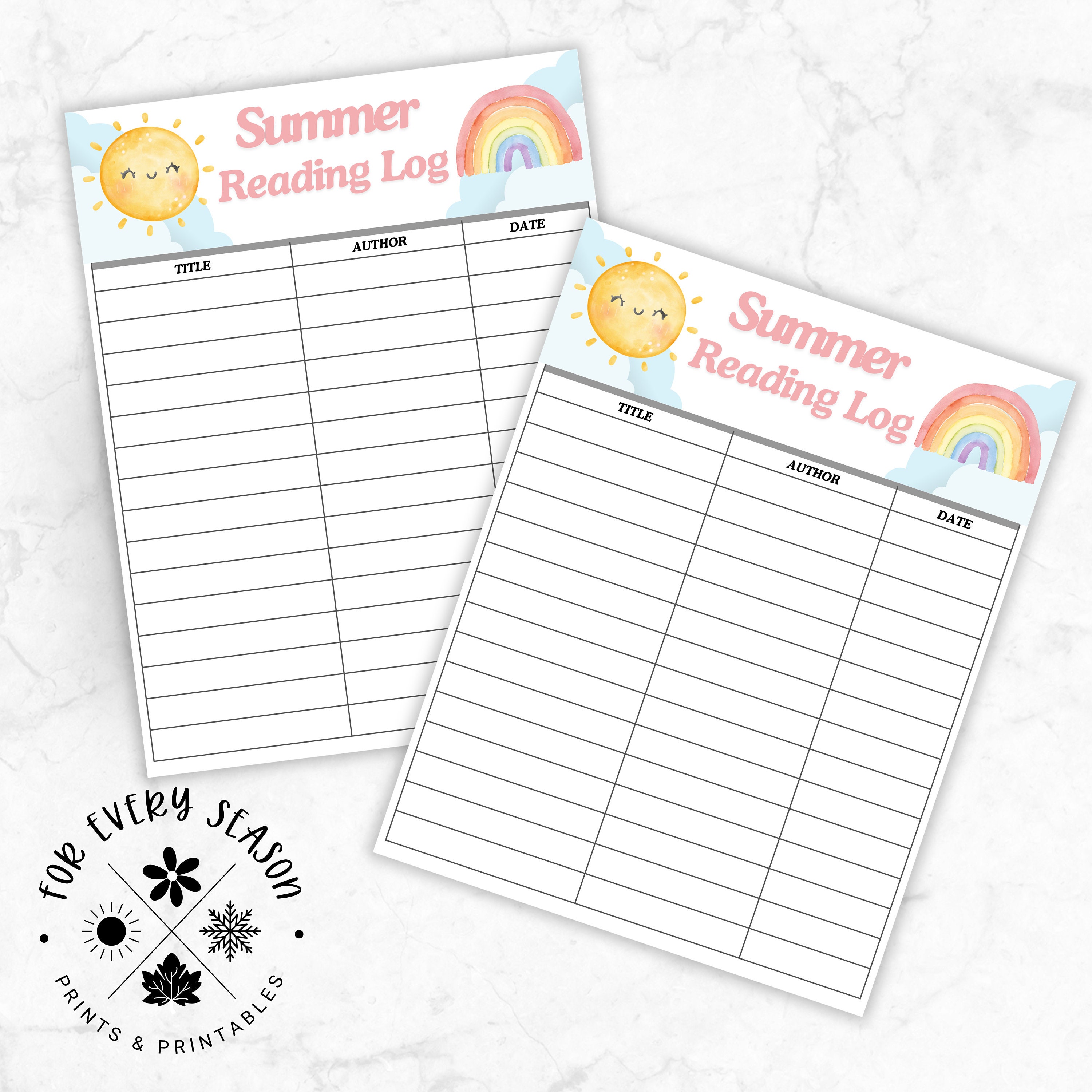 Summer Reading Log, Summer Reading Chart, Summer Reading, Summer ...