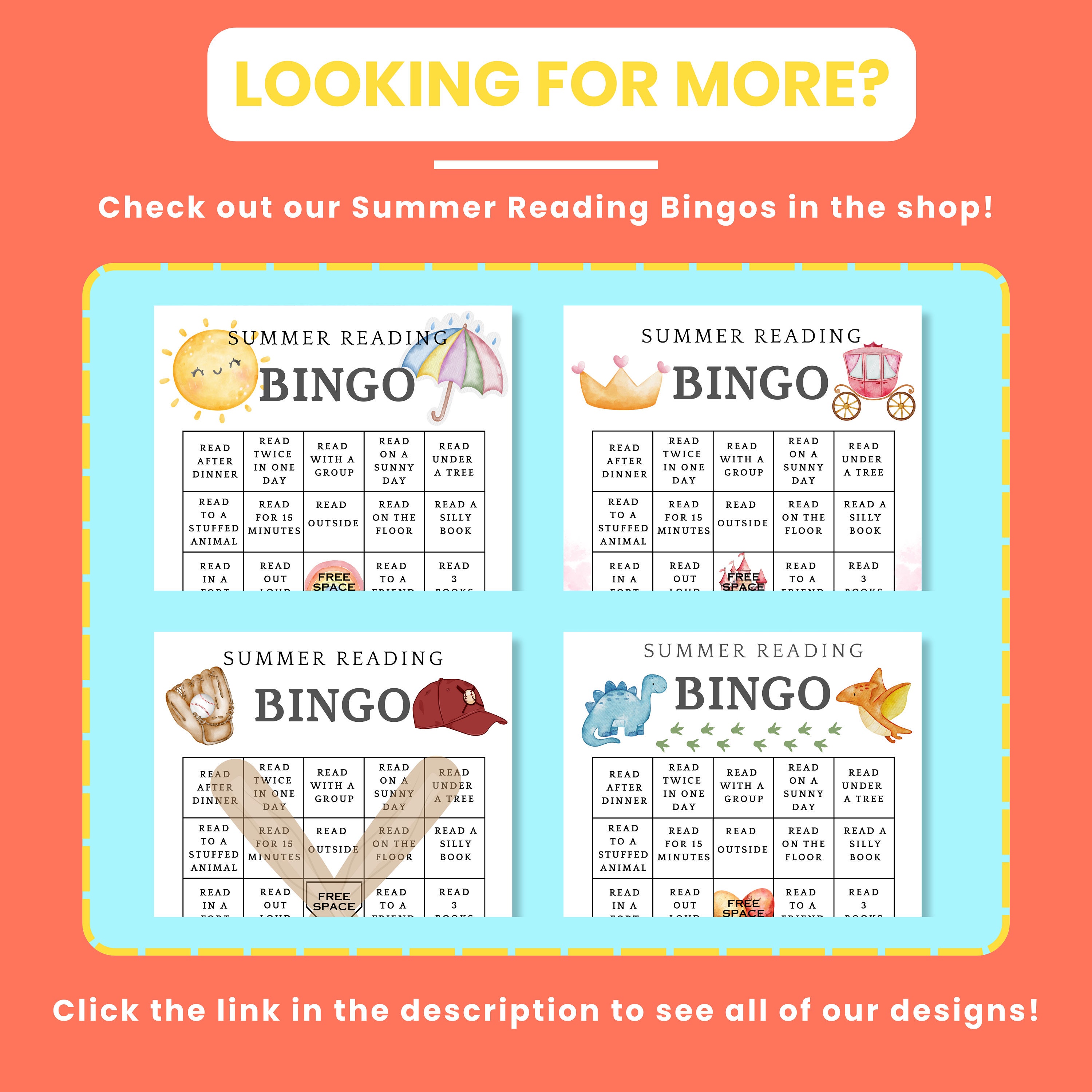 Summer Reading Bingo, Book Tracker, Reading Journal, Bingo Cards ...
