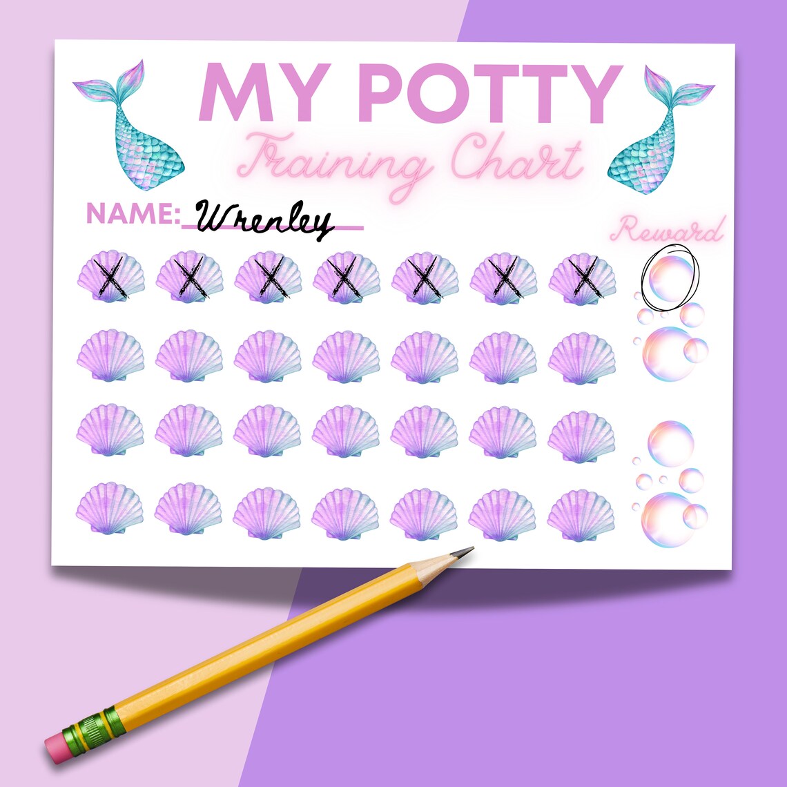 Potty Training Chart, Potty Training Tracker for Kids, Potty Training ...