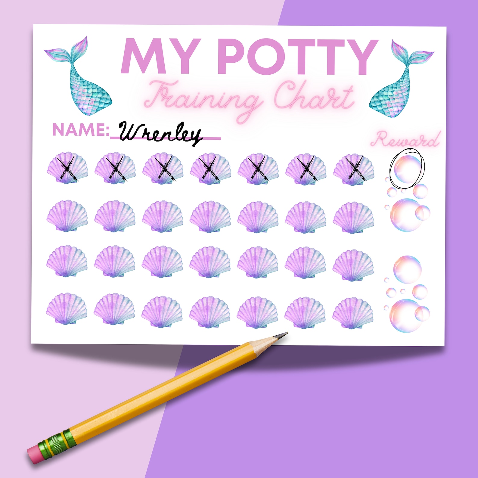 Potty Training Chart, Potty Training Tracker for Kids, Potty Training ...