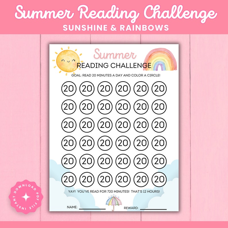 Book Tracker, Summer Activity, Reading Tracker, Summer Reading, Reading ...