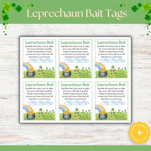 Leprechaun Bait Tag, Leprechaun Trap, Leprechaun Letter, Leprechaun ...