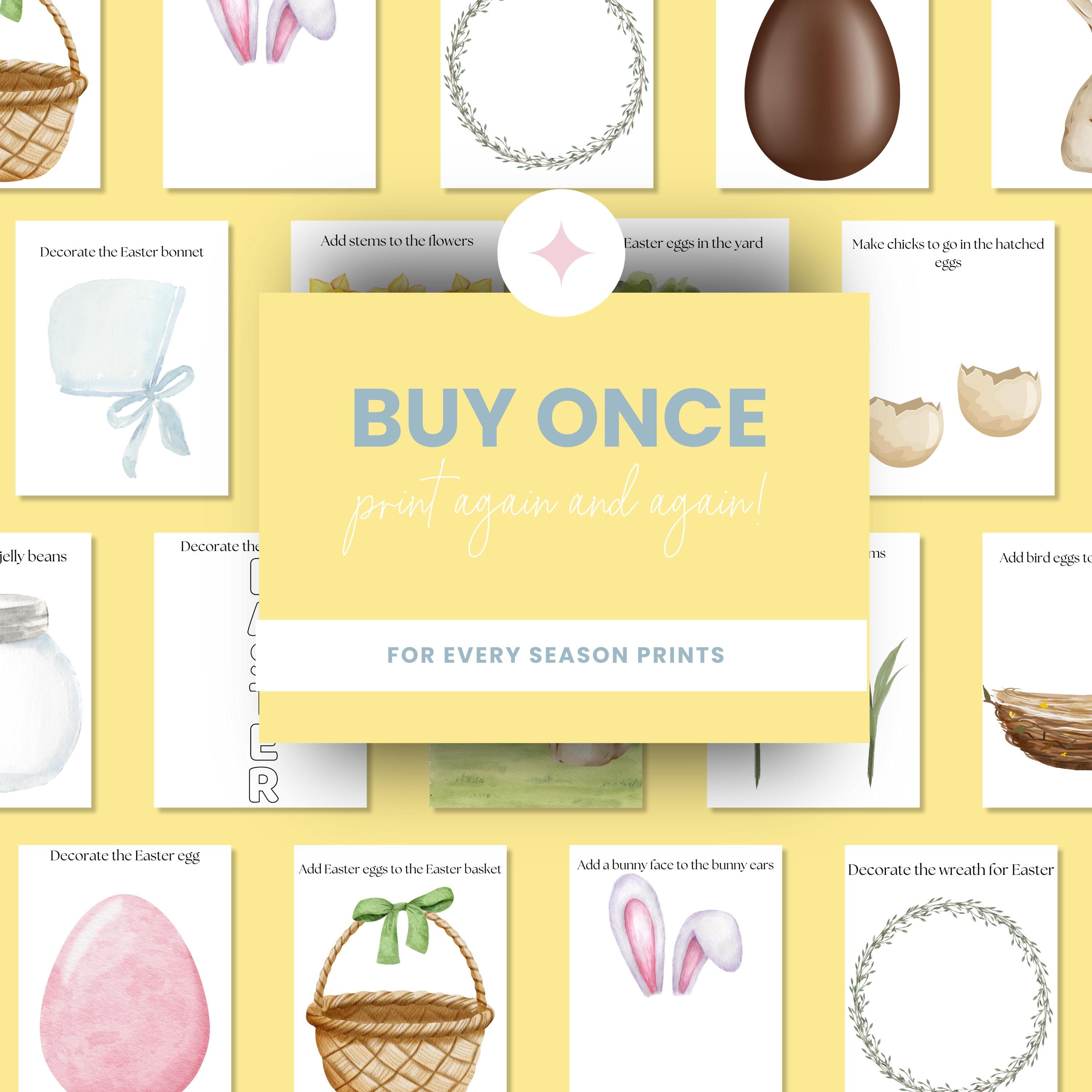 15 Easter Playdough Mats, Printable Play Doh Mat, Busy Book, Easter ...