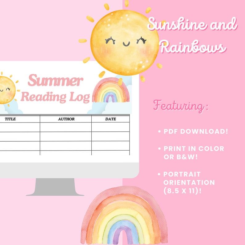 Summer Reading Log, Summer Reading Chart, Summer Reading, Summer ...