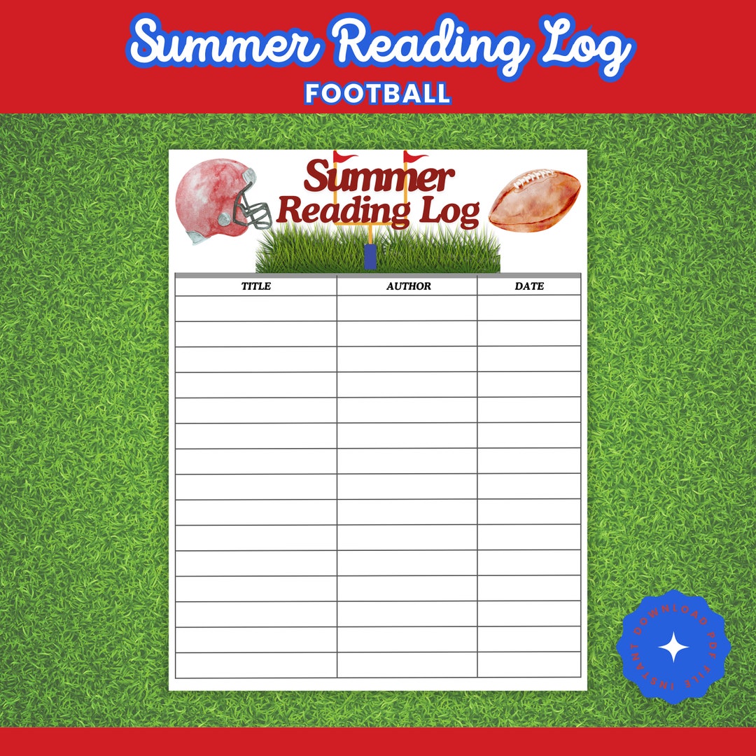 Summer Reading Log, Summer Reading Chart, Summer Reading, Summer ...
