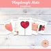 15 Valentine Playdough Mats, Printable Play Doh Mat, Busy Book ...