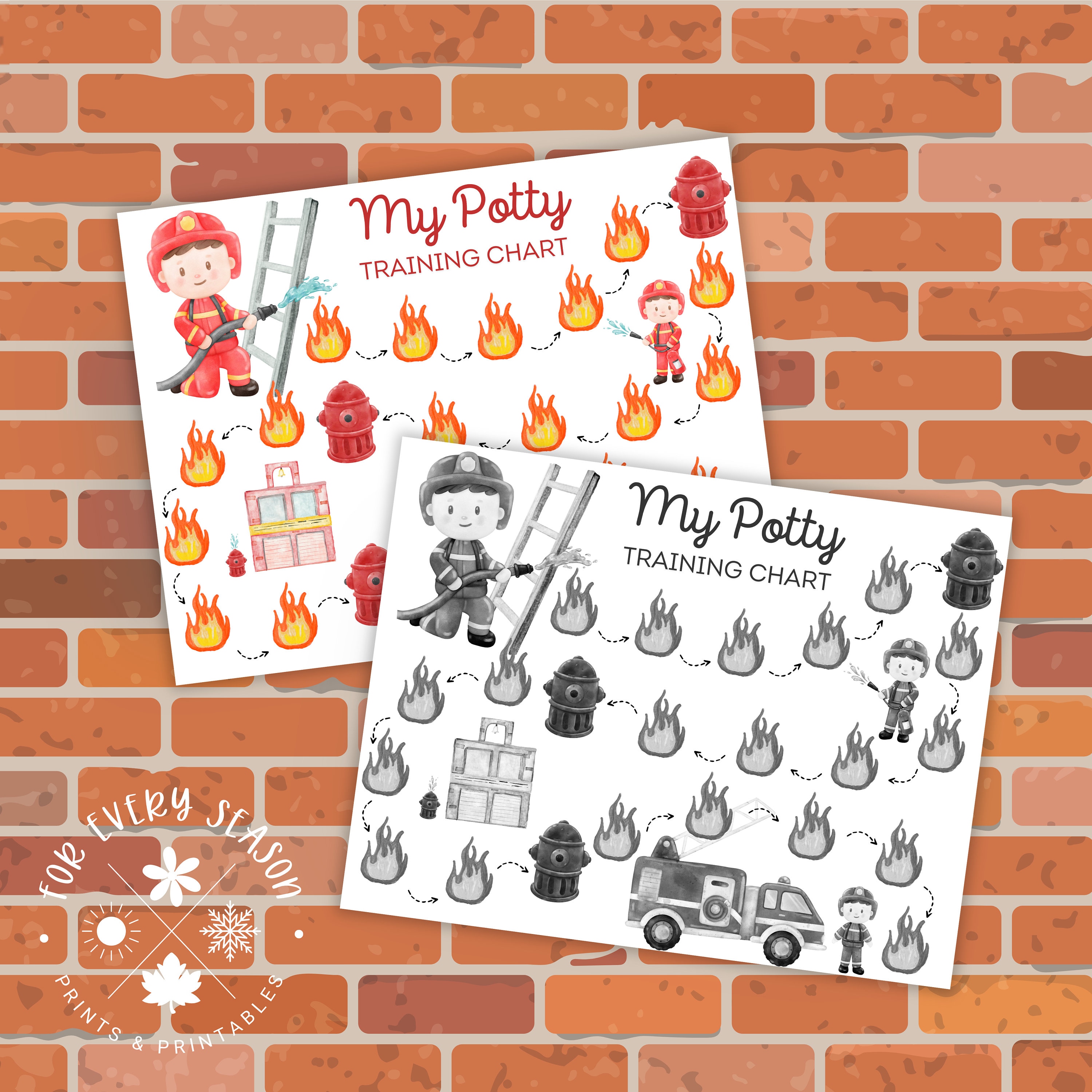 Potty Training Chart, Potty Training Tracker for Kids, Potty Training ...