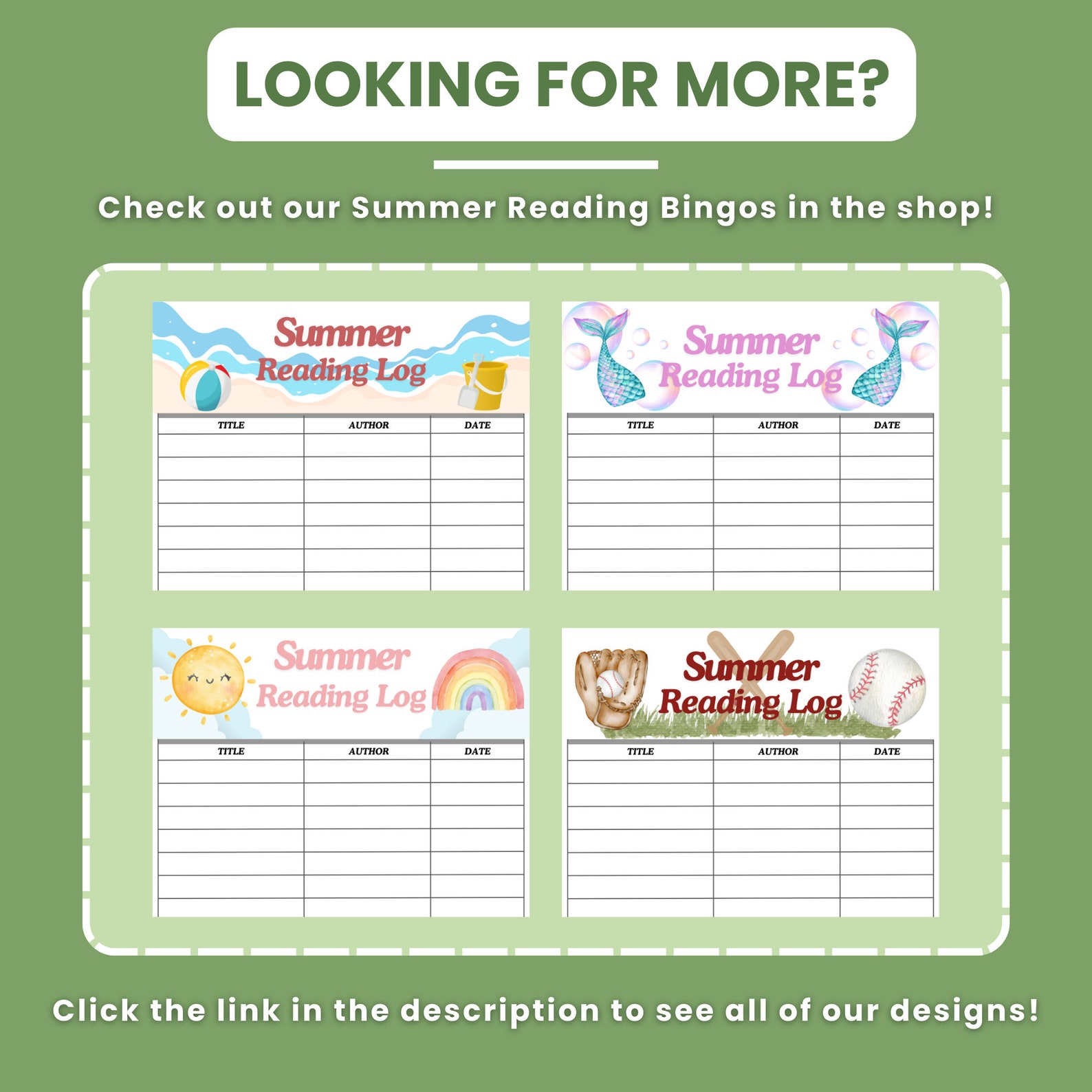 Summer Reading Log, Summer Reading Chart, Summer Reading, Summer ...