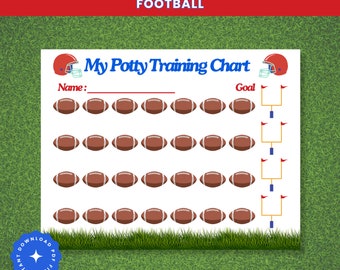 Potty Training Chart, Potty Training Tracker for Kids, Potty Training ...