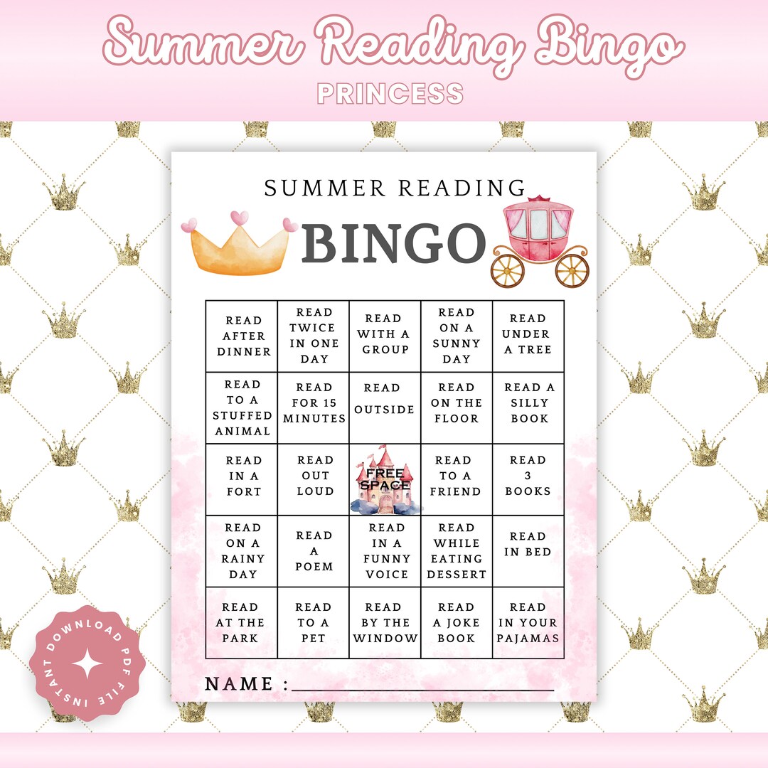 Summer Reading Bingo, Book Tracker, Reading Journal, Bingo Cards ...