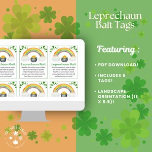 Leprechaun Bait Tag, Leprechaun Trap, Leprechaun Letter, Leprechaun ...