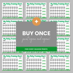 Potty Training Chart, Potty Training Tracker for Kids, Potty Training ...