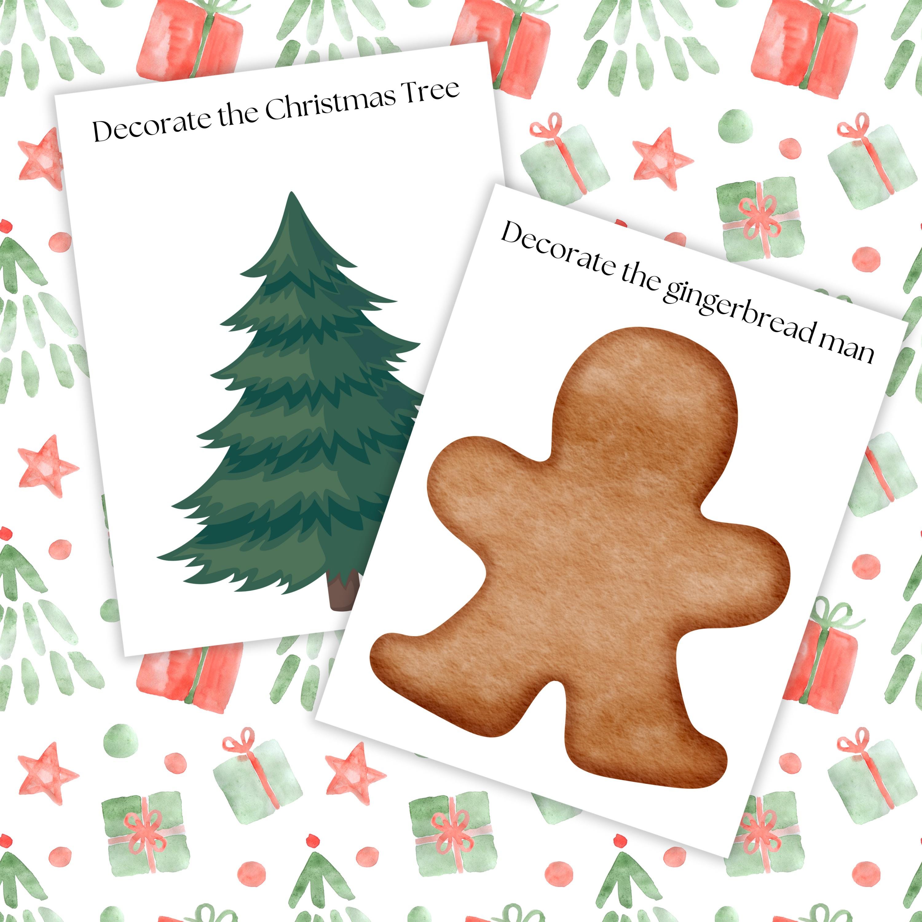 15 Christmas Playdough Mats, Printable Play Doh Mat, Busy Book, Snowman ...