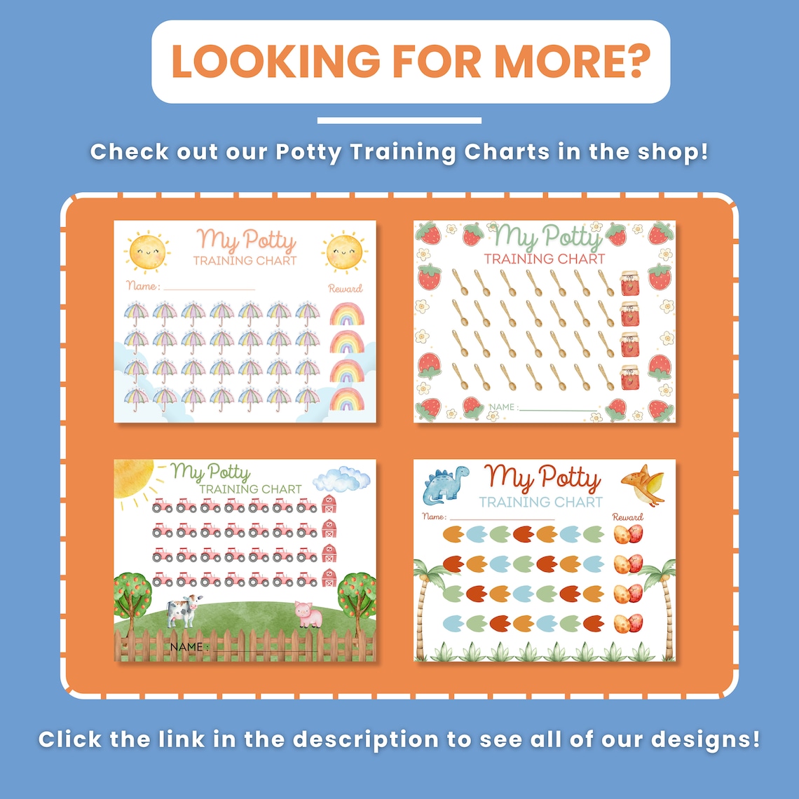 Potty Training Chart, Potty Training Tracker for Kids, Potty Training ...