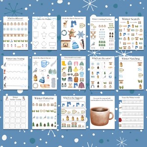 Prek Morning Menu, Winter Morning Menu, Toddler Busy Book, Morning ...