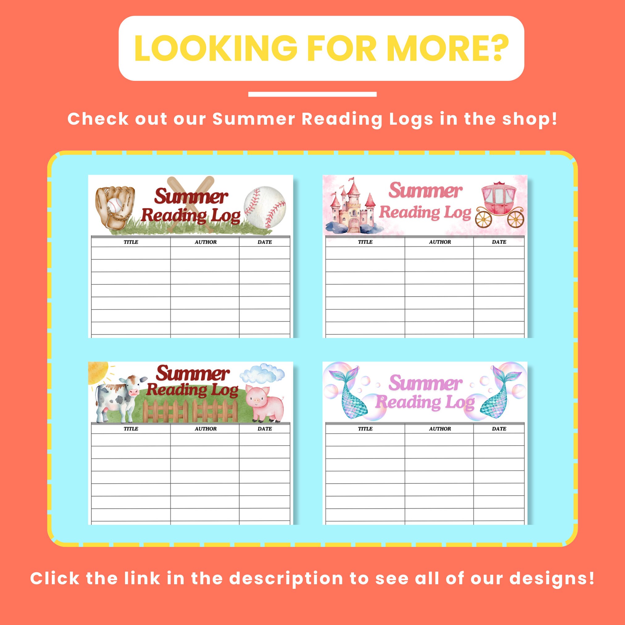 Summer Reading Log, Summer Reading Chart, Summer Reading, Summer ...