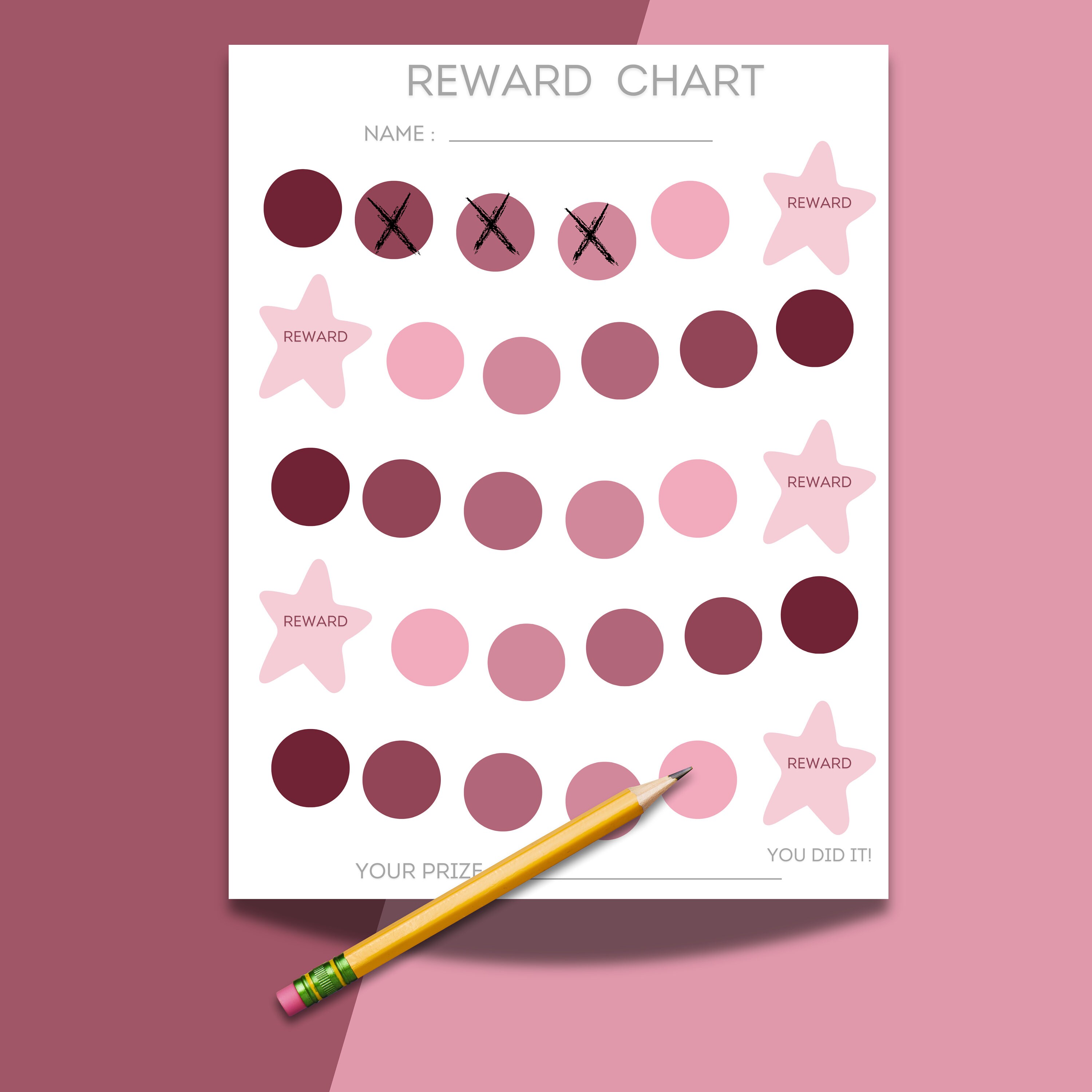 Reward Chart, Reward Chart for Kids, Toddler Chore Chart, Chore Chart ...