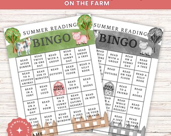 Summer Reading Bingo, Book Tracker, Reading Journal, Bingo Cards ...